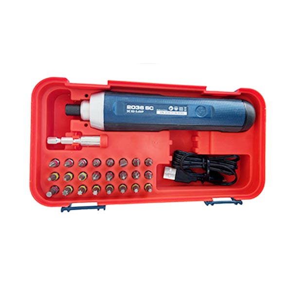 پیچ گوشتی شارژی توسن مدل 2036 SC مجموعه 25 عددی - ابزار برکت